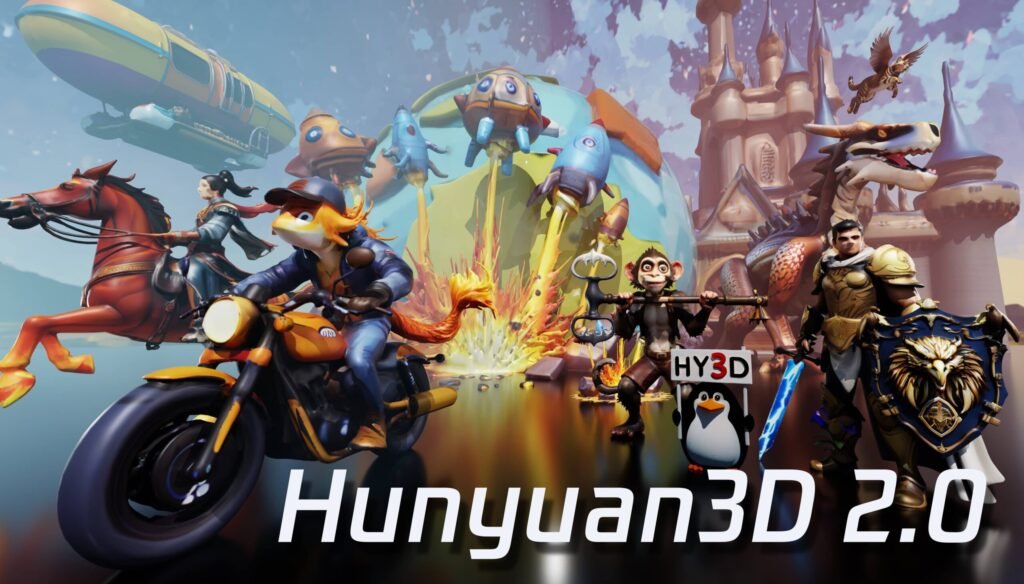 New Tencent AI Model Hunyuan3D 2.0 Turns 2D Images Into Detailed 3D ...